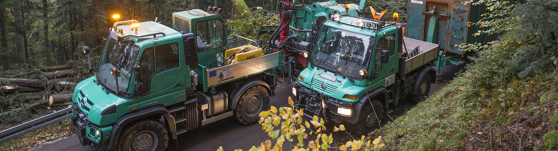 Der Unimog in der Forstwirtschaft bei Henne Nutzfahrzeuge GmbH