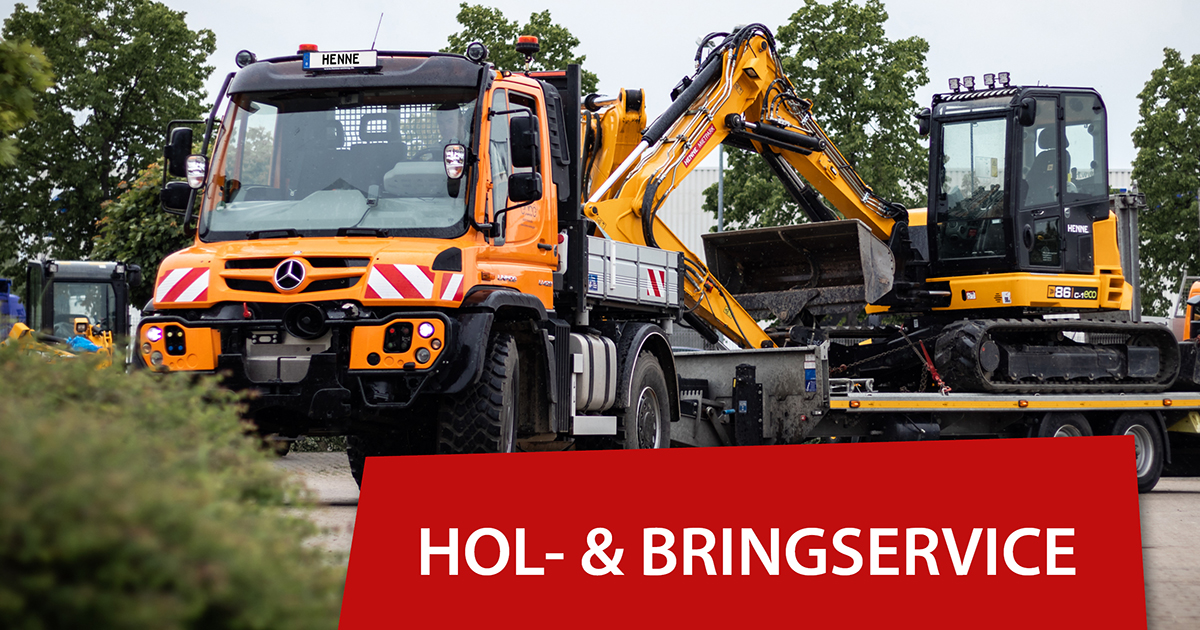 Hol- und Bringservice - Wir holen Ihr Fahrzeug oder Gerät zu uns!