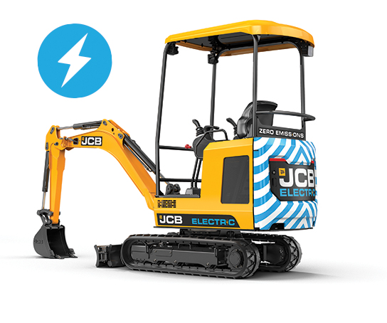 Vollelektrisch auf der Baustelle mit der JCB E-Tech Range